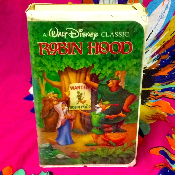 Disney | Media | Robin Hood Disney Black Diamond Edition Vhs Tape ...
